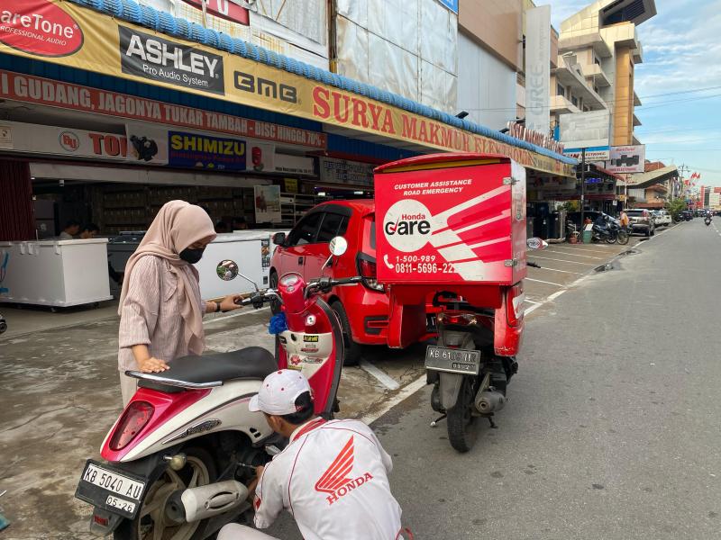 Honda Care Solusi Bengkel Ketika Mogok di Jalan - eQuator.co.id